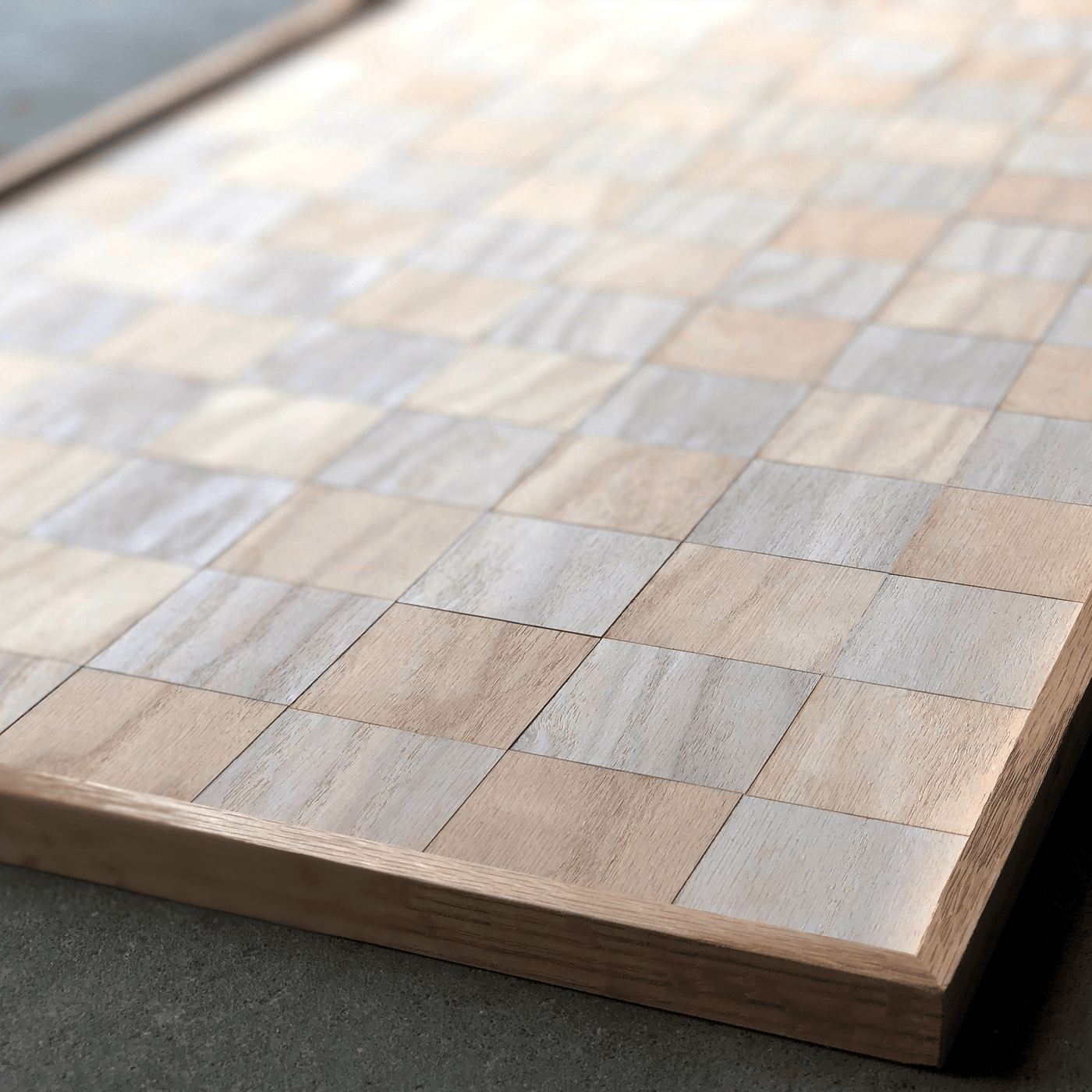 Venice Checkered Wood Wall Art — Birch & Buffalo